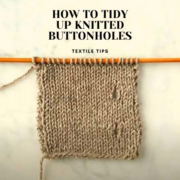 How to Knit a Buttonhole in Rib? - TextileTuts